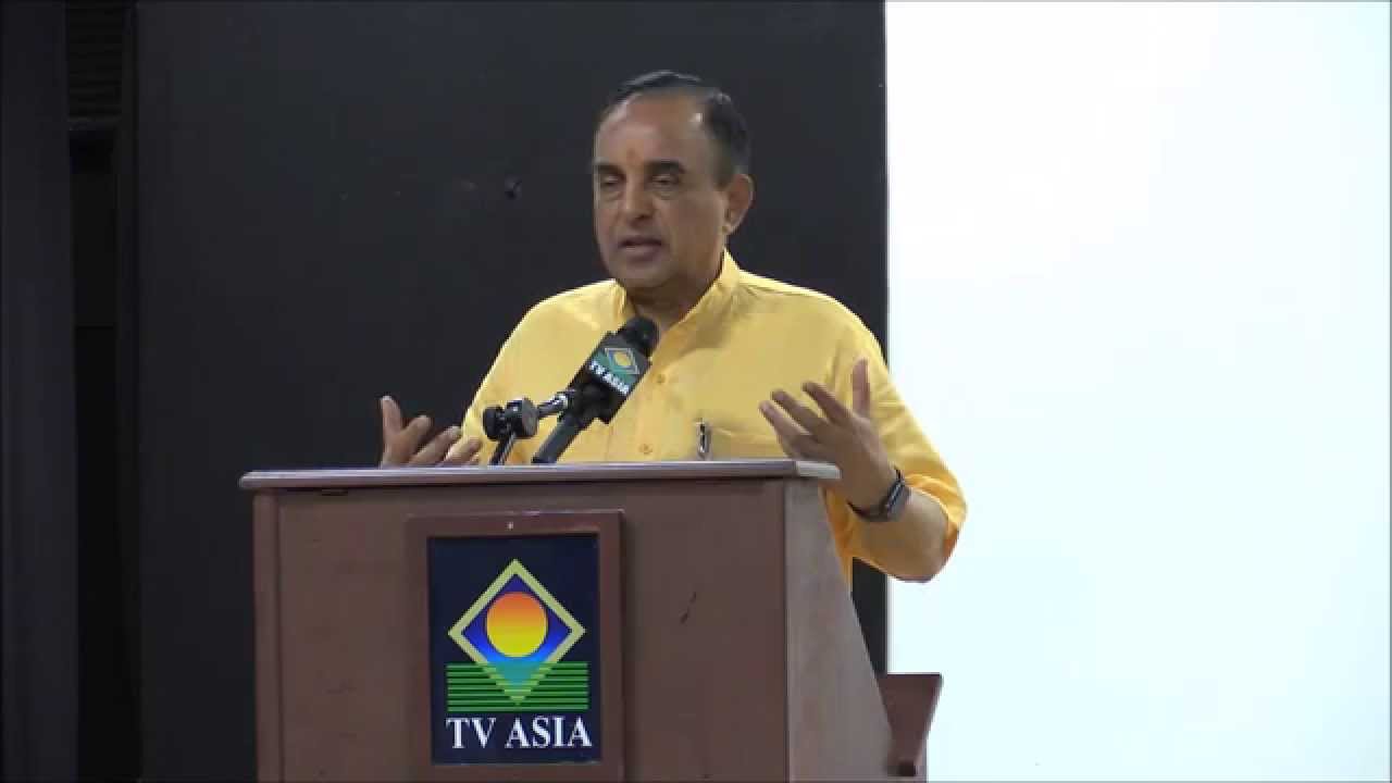 Dr Subramanian Swamy Speech | 2015 Hindu Unity Day, New Jersey, USA ...