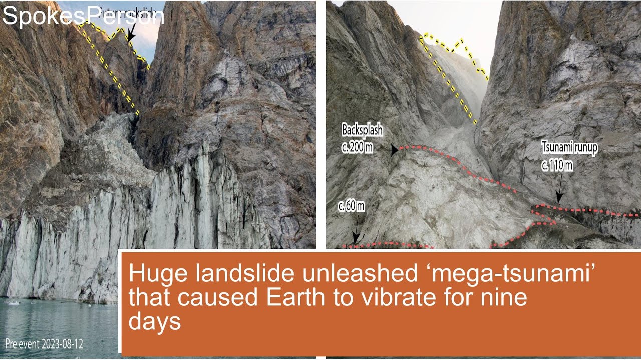 Huge landslide unleashed ‘mega tsunami’ that caused Earth to vibrate for nine days - YouTube