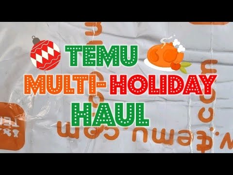 TEMU Multiple-Holiday Haul - 50+ Items - YouTube