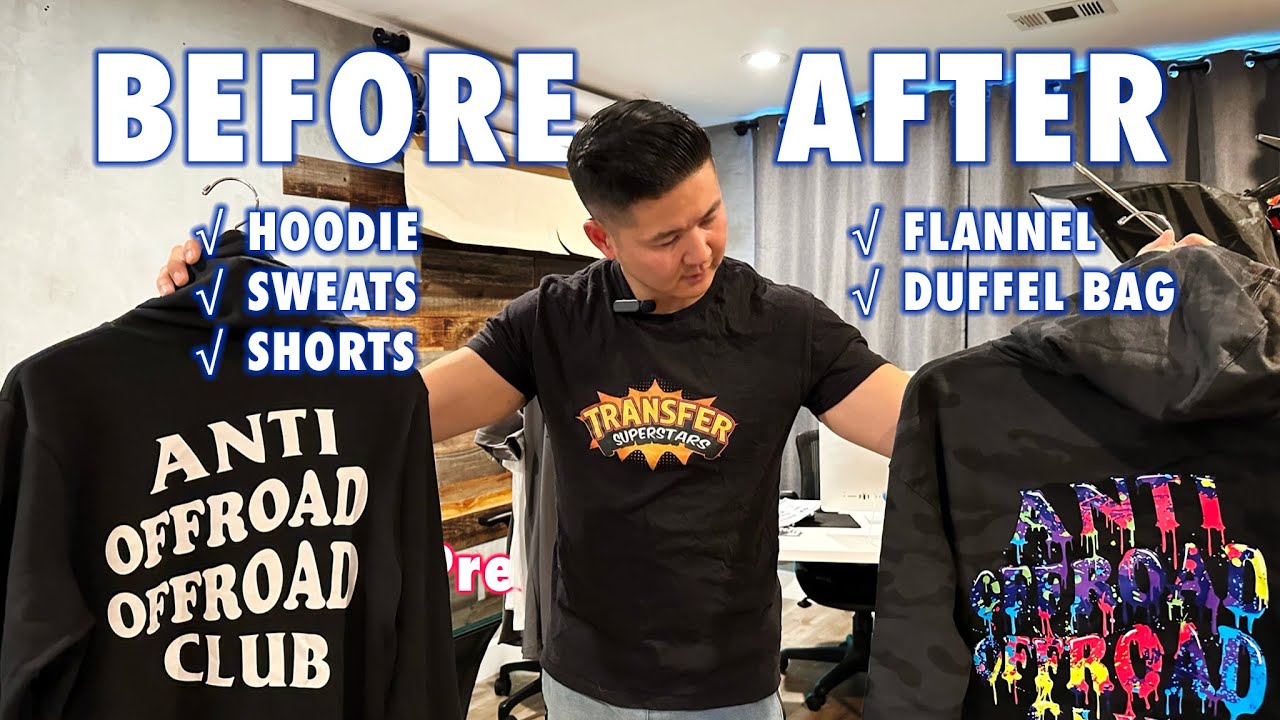 EPIC Clothing Brand Collection Redesign w/ DTF Transfers: From Logo to ...