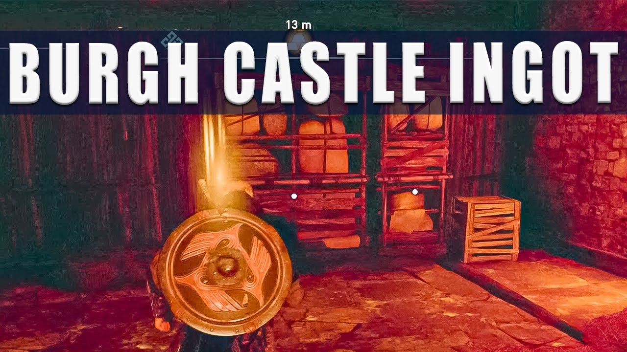 Assassin's Creed Valhalla Burgh Castle Ingot Blocked gold chest - YouTube