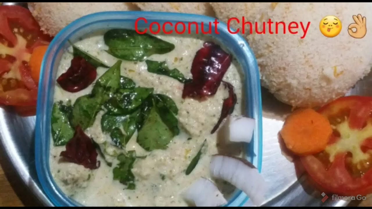 Easy And Tasty Coconut Chutney 😋👌 - YouTube