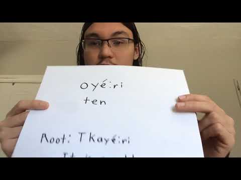 Mohawk Language Numbers 6-10 - YouTube