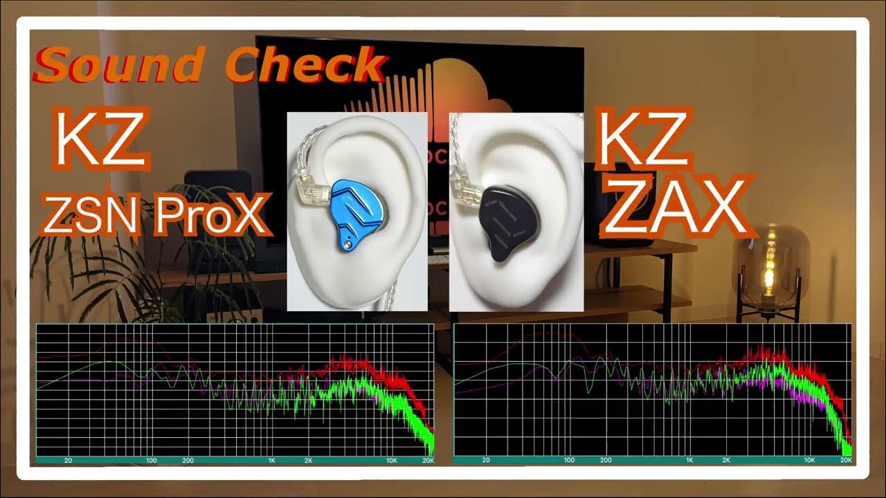 KZ ZSN ProX vs KZ ZAX [IEMs Chinese In-Ear headphones Sound Comparison 中華イヤホン音比較] - YouTube