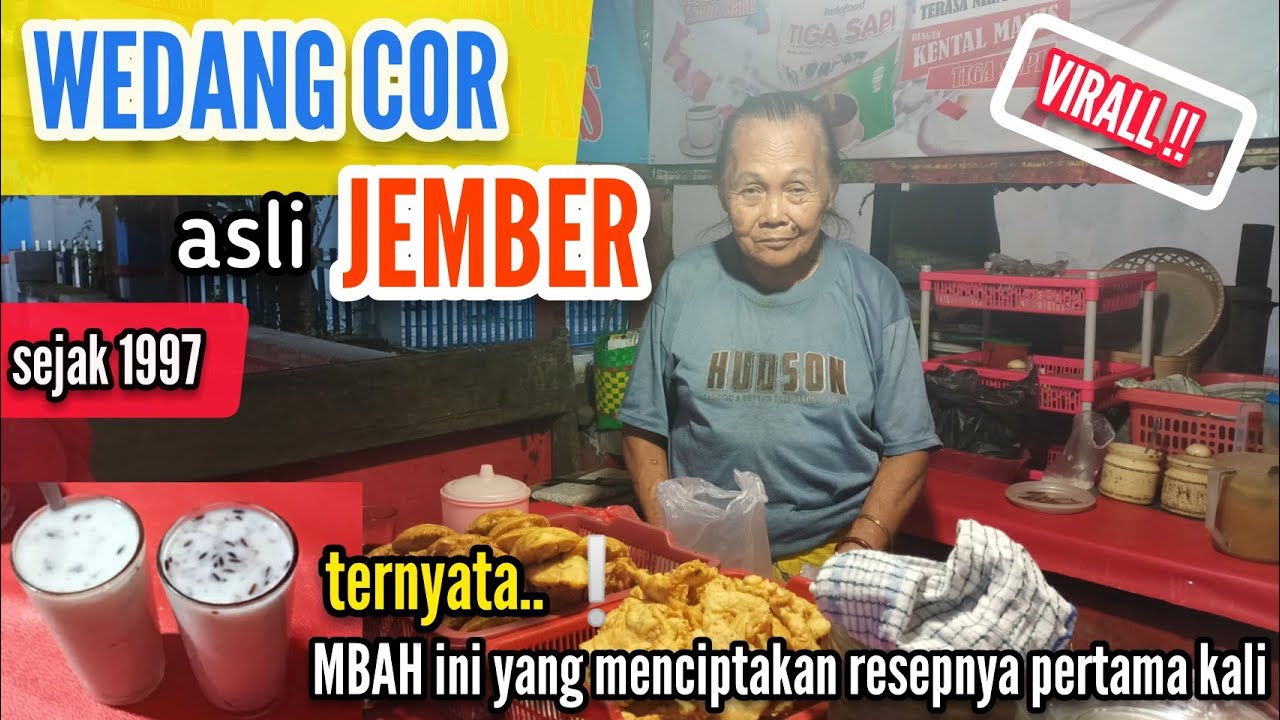 WEDANG COR MINUMAN LEGEND ASLI JEMBER - Jember Street Food - YouTube