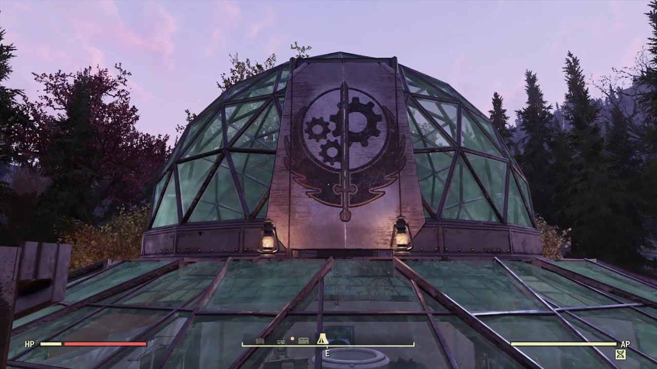 Fallout 76 Glass Dome House - YouTube