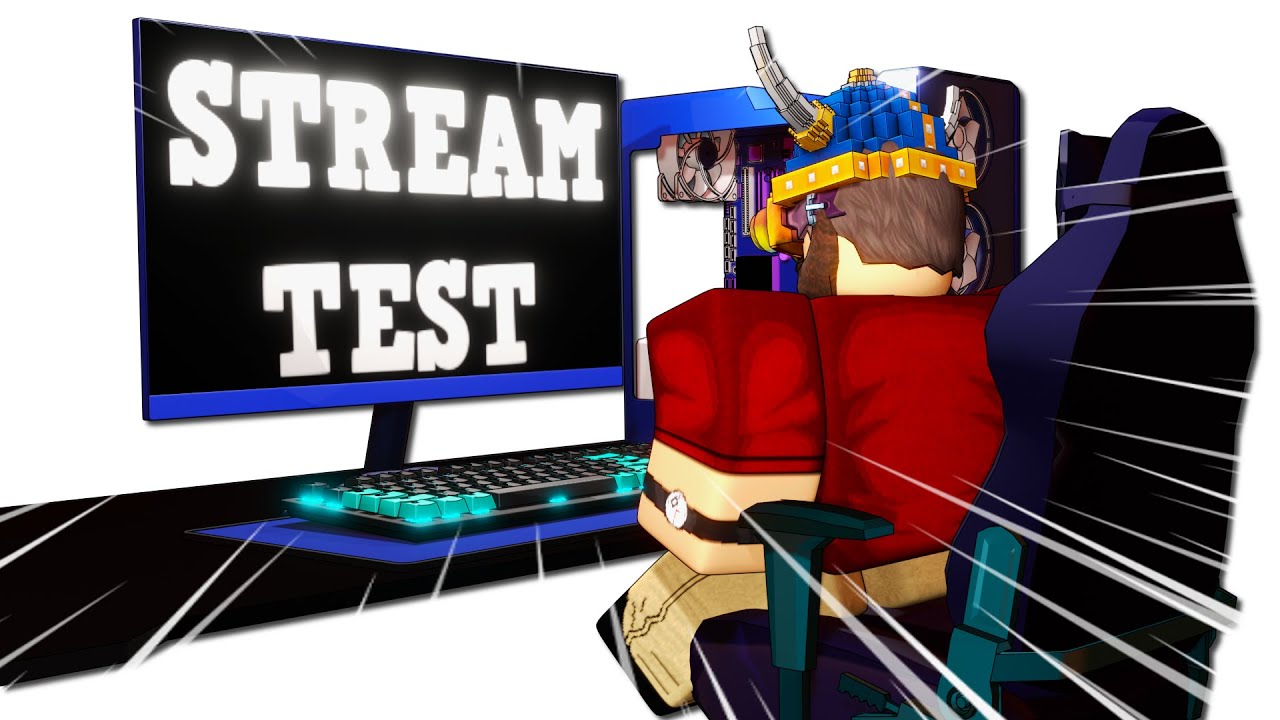 test stream with 2 monitors and roblox (mic on too) - TEST STREAM - YouTube