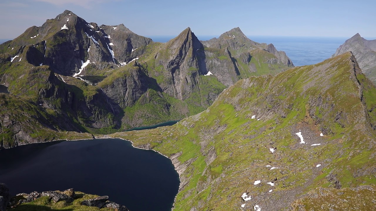 summit view from Munken in Lofoten - YouTube