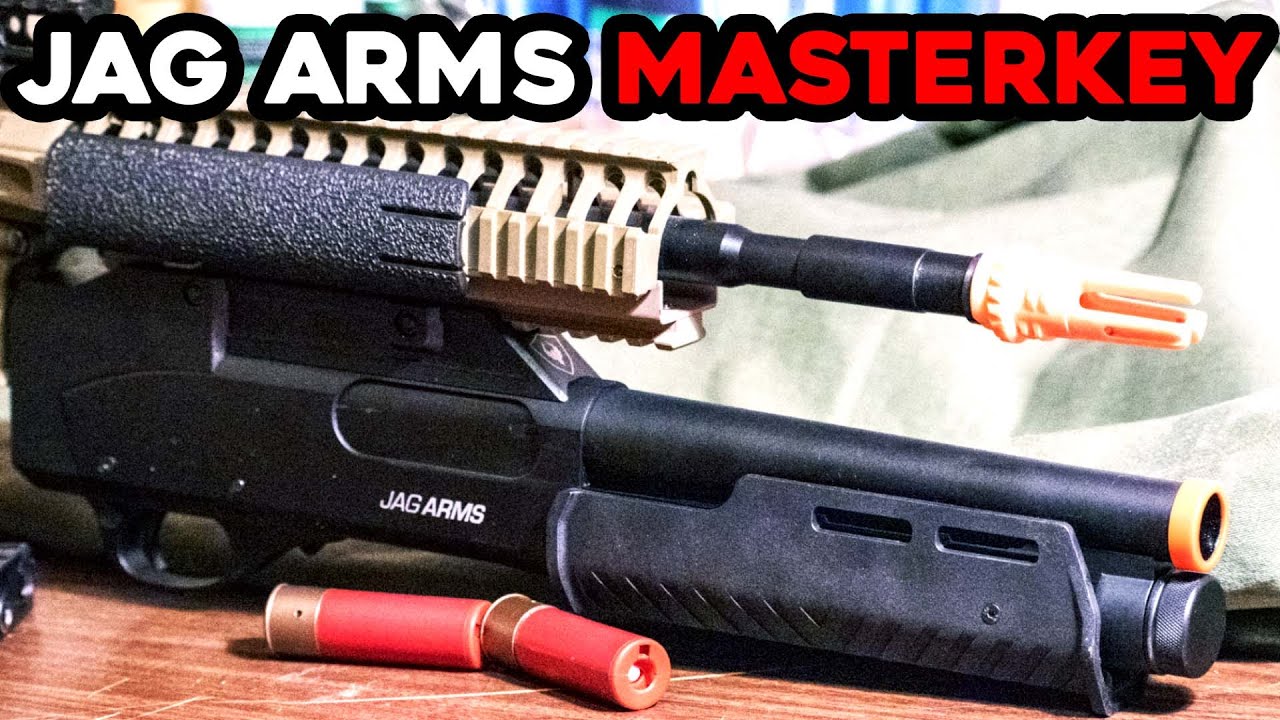 Airsoft MasterKey SHOTGUN Gameplay - YouTube