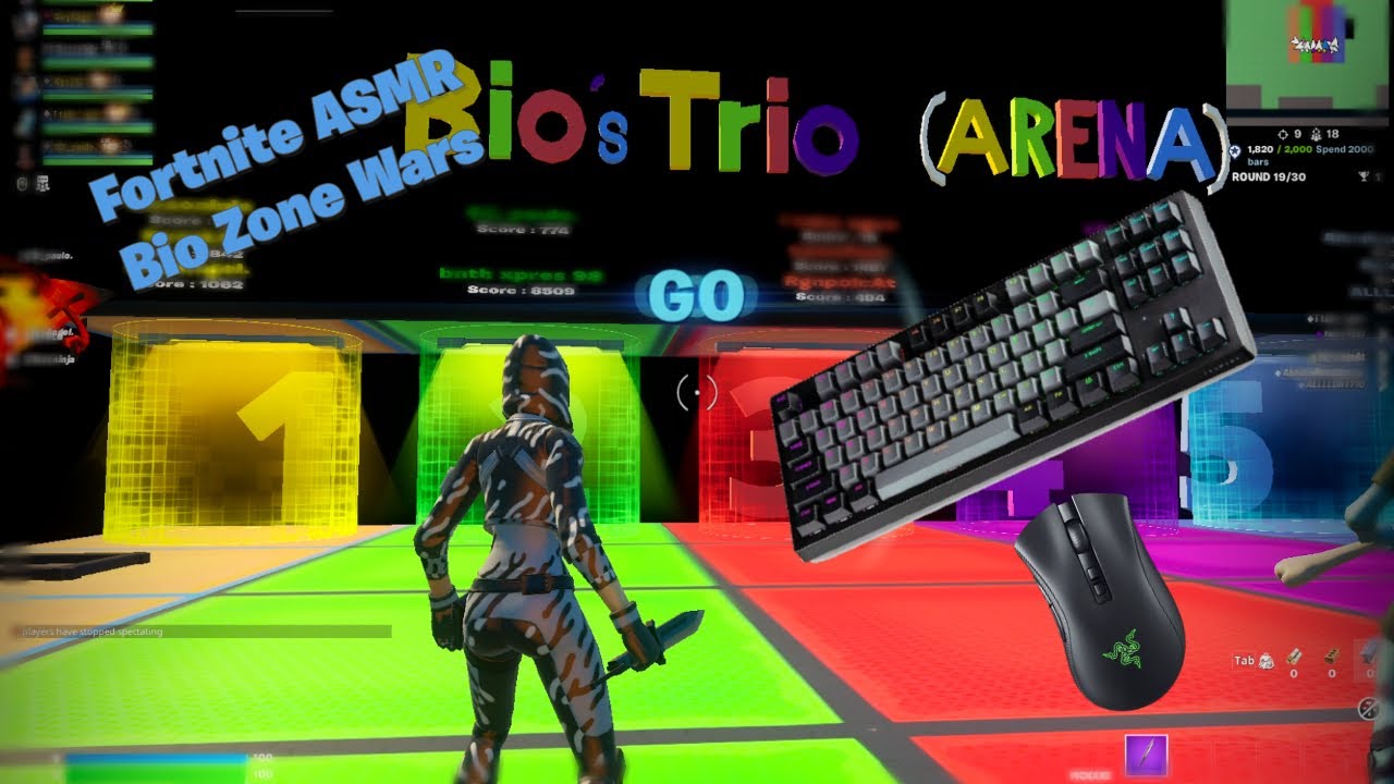 Phantom Plus Keyboard Sounds ASMR🤩Bio Trio Zone Wars Gameplay | 144 FPS ...