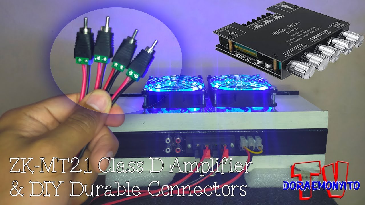 ZK-MT21 Class D Amplifier at DIY Connectors. - YouTube
