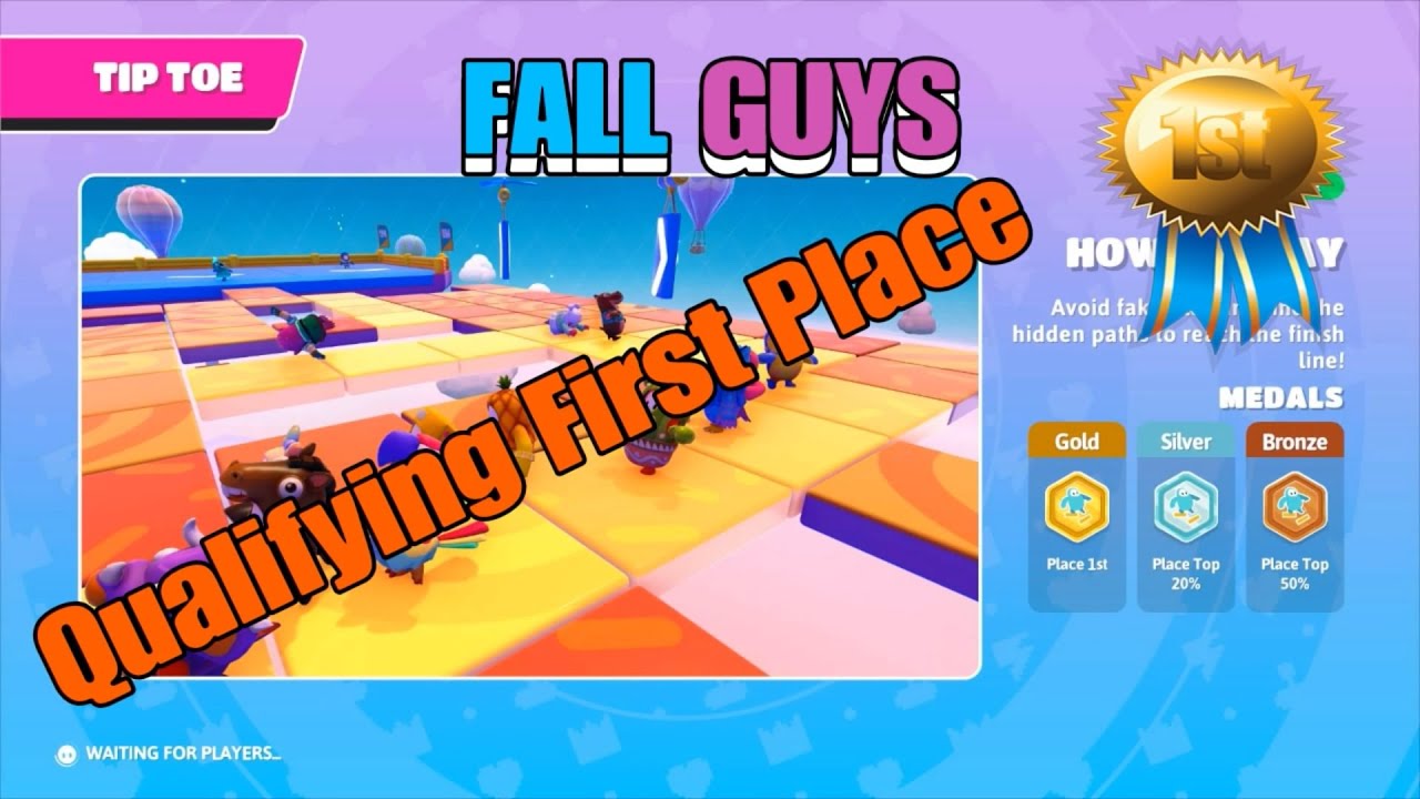 56) Fall Guys TIP TOE - Qualifying In First Place (GOLDEN CHICKEN ...