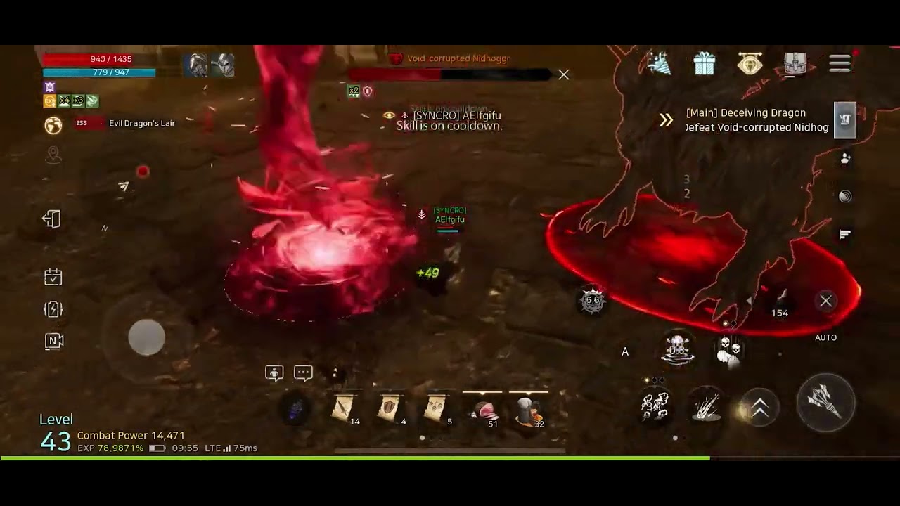 Odin Valhalla Rising - Dark Wizard Level 43 versus Void-corrupted Nidhoggr - YouTube