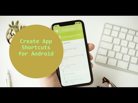 How to create app shortcuts for native android app - YouTube