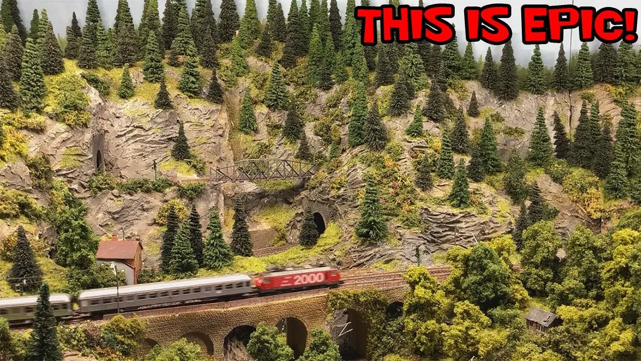 Miniature Train World! These Model Trains are so Realistic! Mountains ...