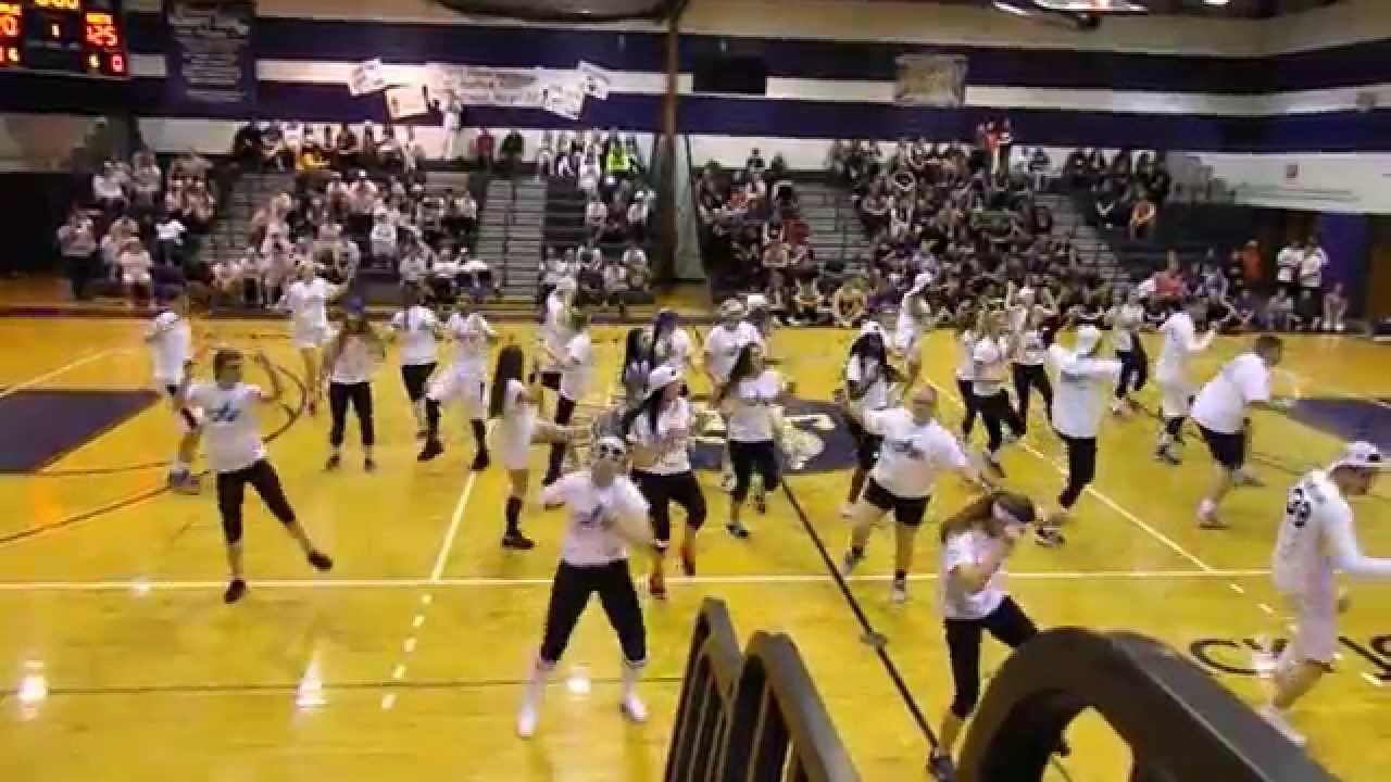 NHS White Team Spirit Night Dance 2015 - YouTube