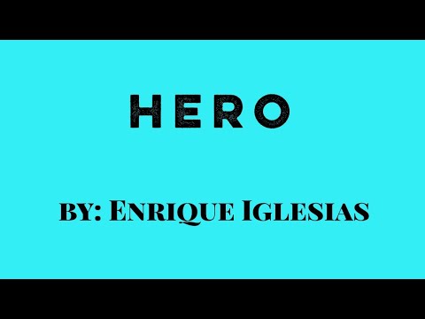 HERO by Enrique Iglesias(Chords and Lyrics)Tabs at the end - YouTube