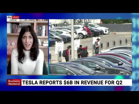 Kosha Gada on Sky News discussing Microsoft & Tesla earnings, antitrust ...