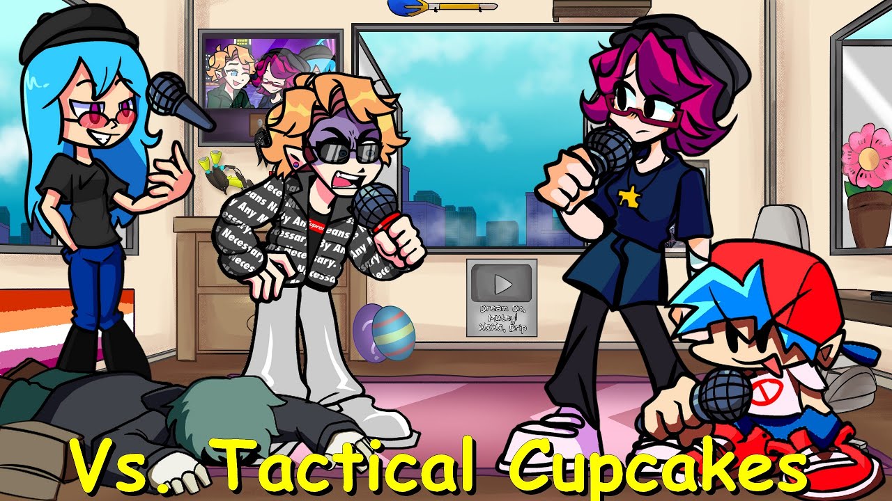 Friday Night Funkin': Vs. Tactical Cupcakes Full Week [FNF Mod/Hard ...