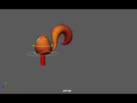Squirrel Squash and Stretch - Maya Animation [AnimatedBuzz] - YouTube