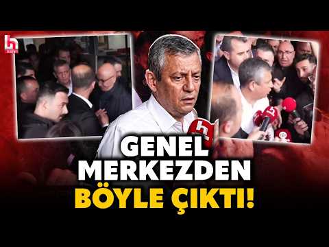 SON DAKİKA! ÖZGÜR ÖZEL'E TARİHİ DESTEK! Sloganlar ve alkışlarla CHP Genel Merkezinden böyle çıktı!