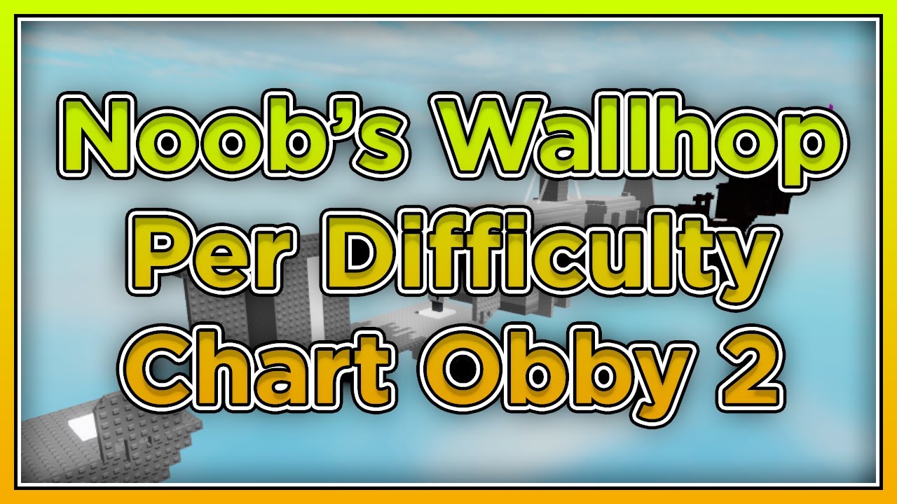 Noob's Wallhop Per Difficulty Chart Obby 2 | Stages 1-29 - YouTube