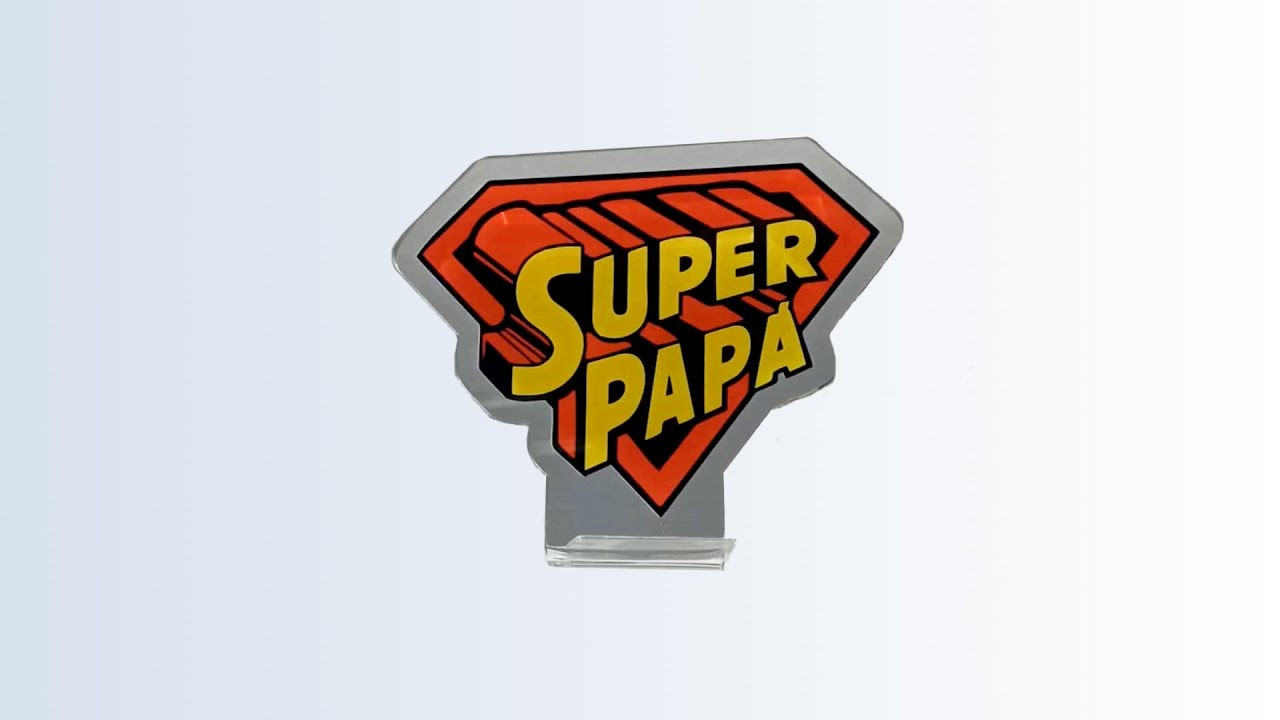 "SuperMan Papà" in plexiglass - YouTube