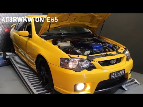 BA Falcon Typhoon 403rwkw on E85 - YouTube