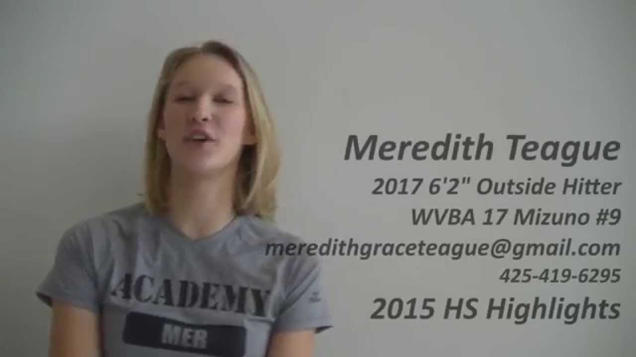 Meredith Teague Volleyball Highlights - YouTube