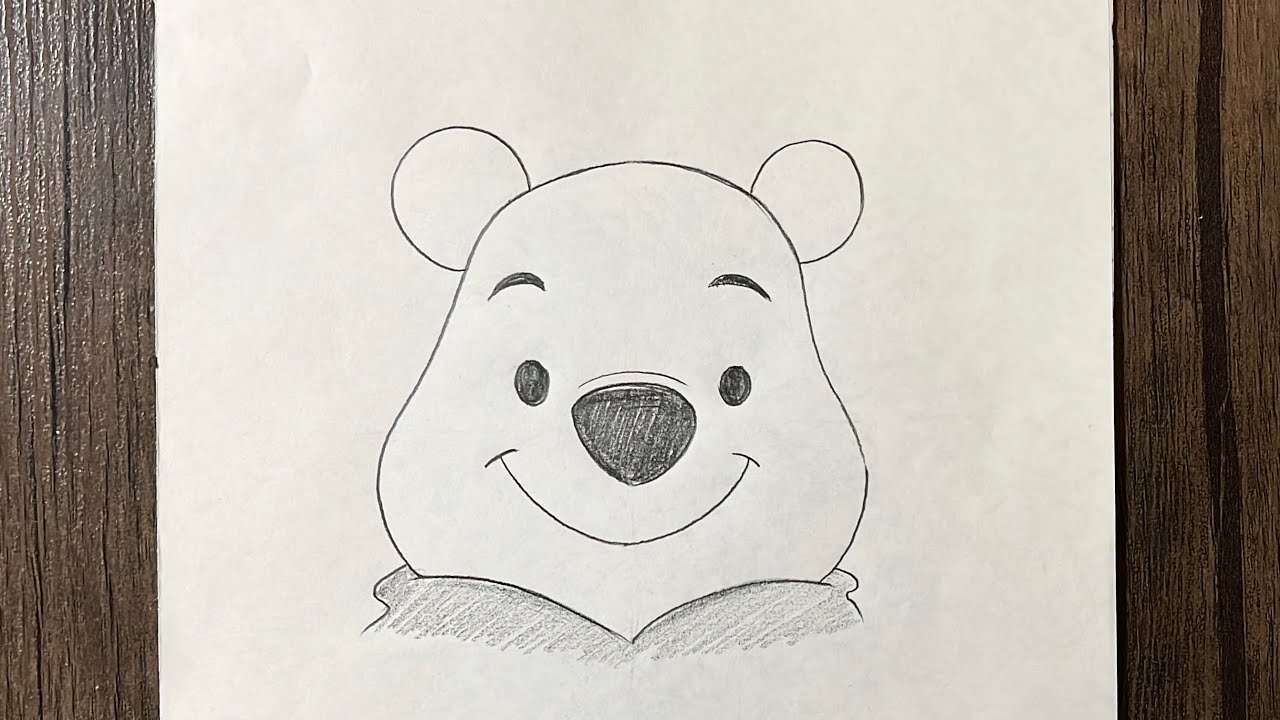 How-To Draw Winnie The Pooh |Walt Disney World | cartoon character ...