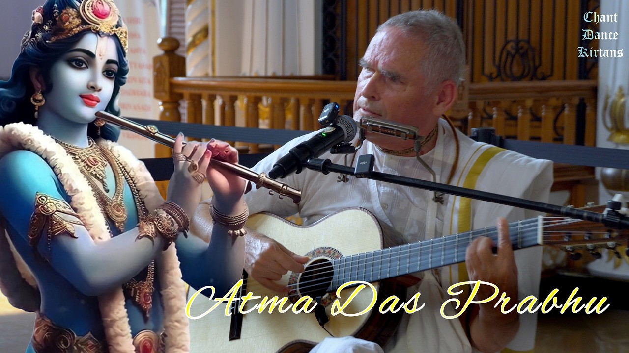 Beautiful ISKCON Kirtan || Govinda jaya Jaya Gopala Jaya jaya led by ...