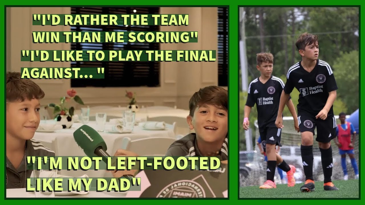 THIAGO MESSI AND BENJAMIN SUAREZ DISCUSSING THEIR ABILITIES AND THEIR ...