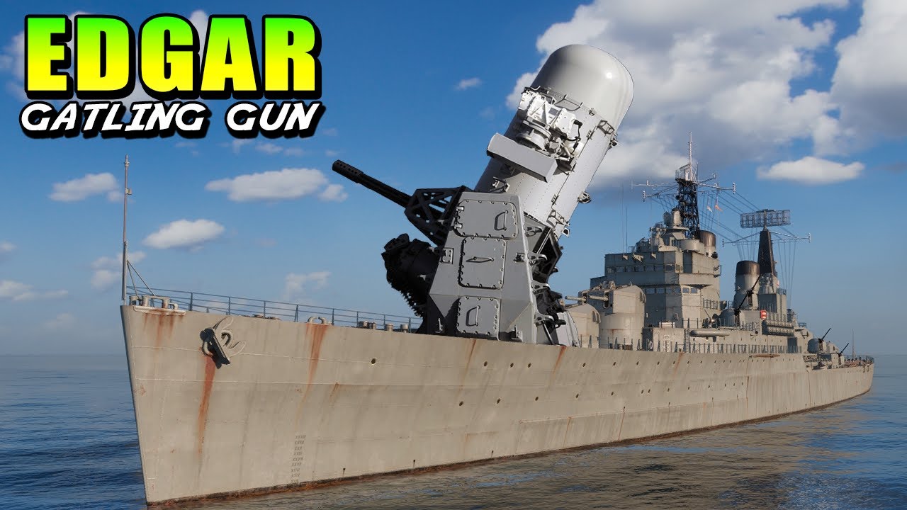 Super cruiser Edgar: Gatling Gun - YouTube