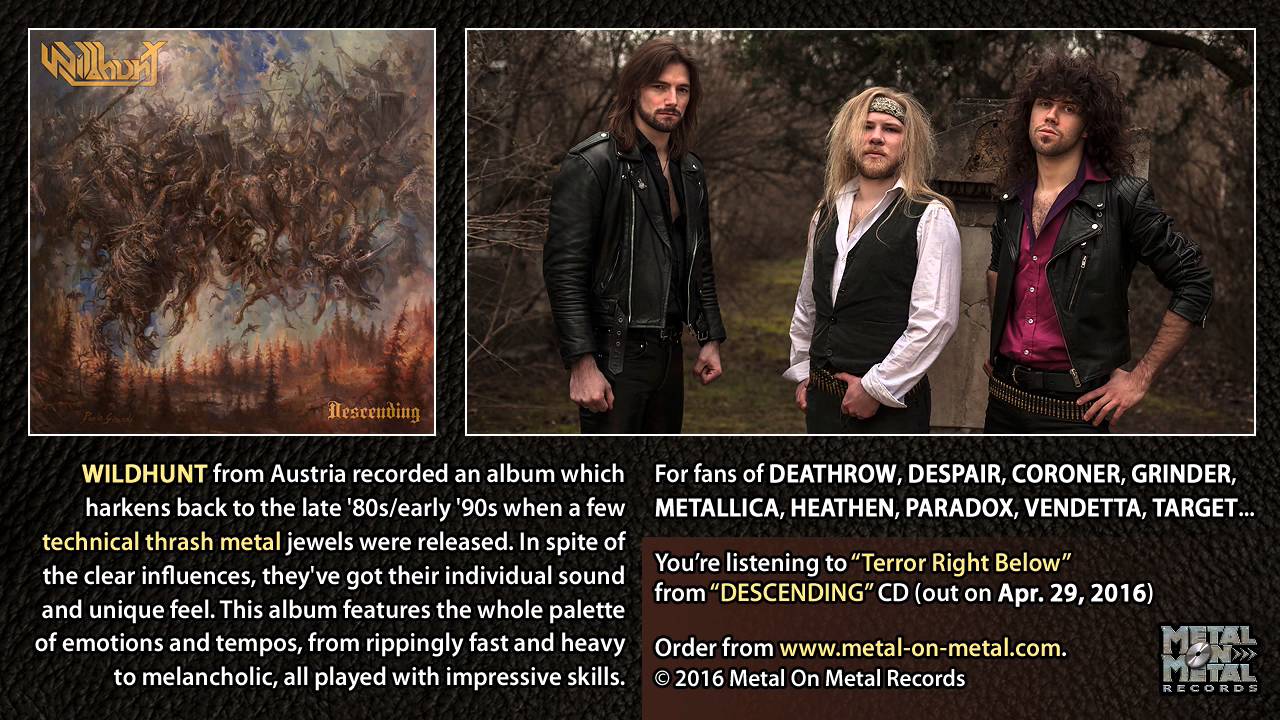 WILDHUNT "Terror Right Below" (taken from the album "Descending") - YouTube