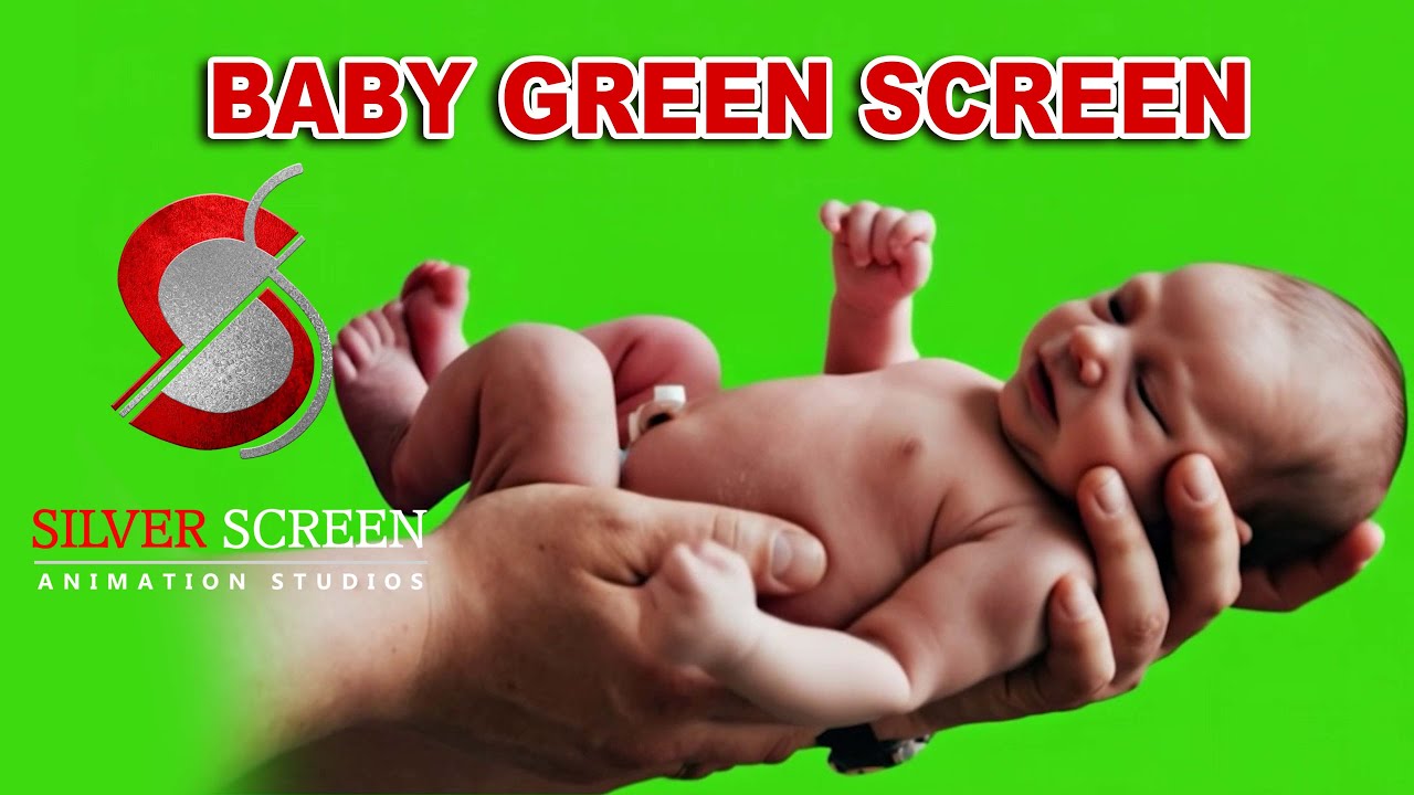 BORN BABY GREEN SCREEN / SILVER SCREEN ANIMATION - YouTube