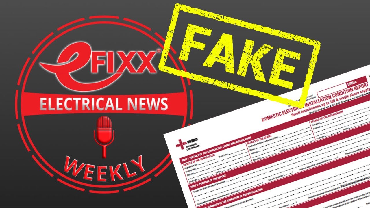 Fake Electrical Test Reports Risk Lives Says IET - YouTube