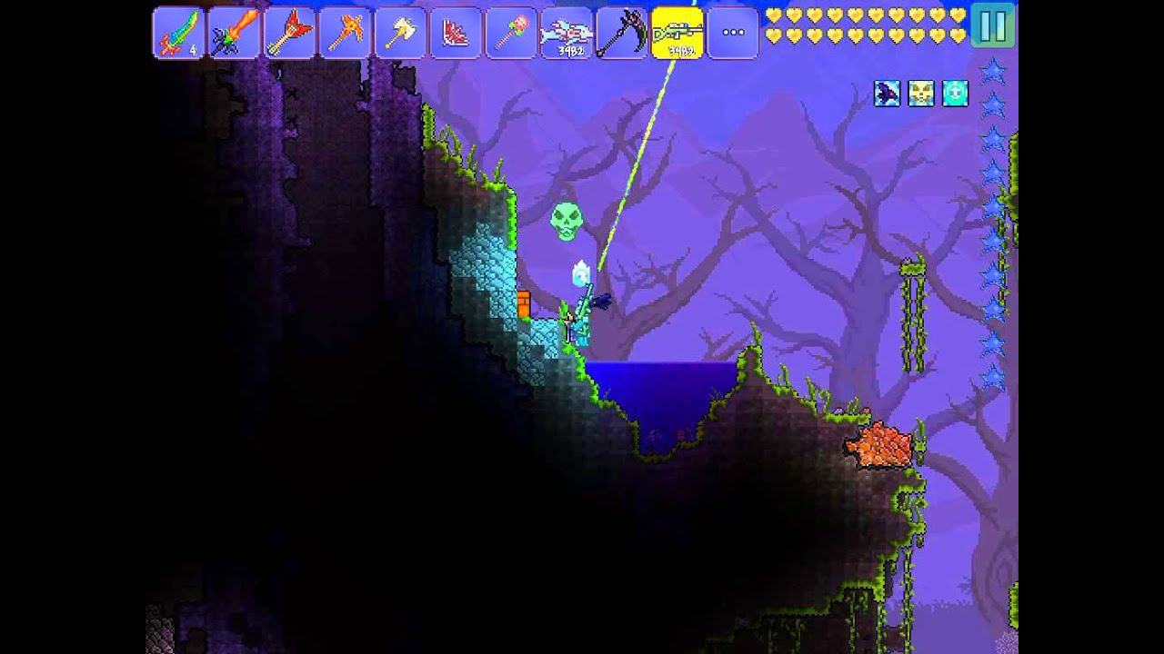 Terraria ios gameplay - YouTube