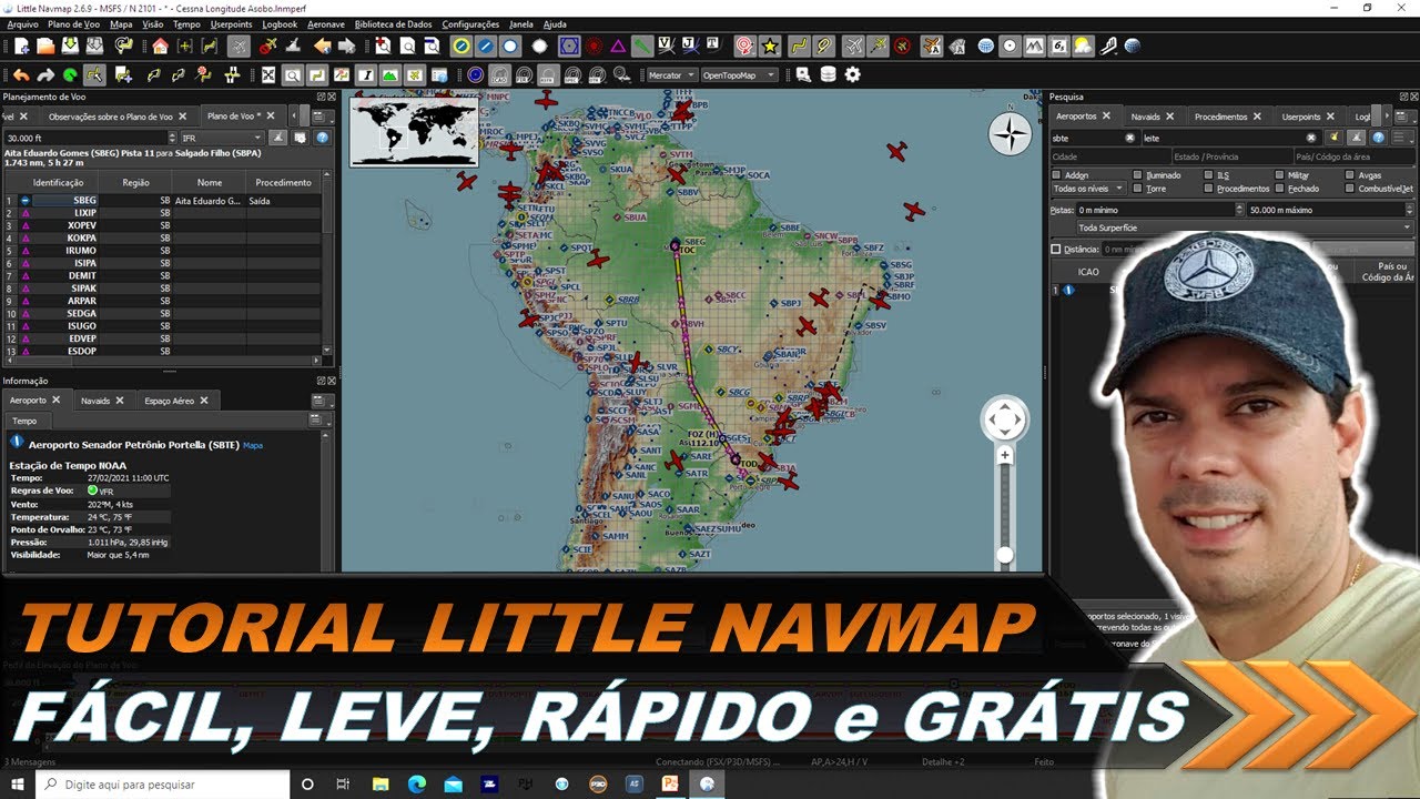 TUTORIAL Little NavMap: Fácil, Leve, Rápido e Grátis! EP93 - YouTube