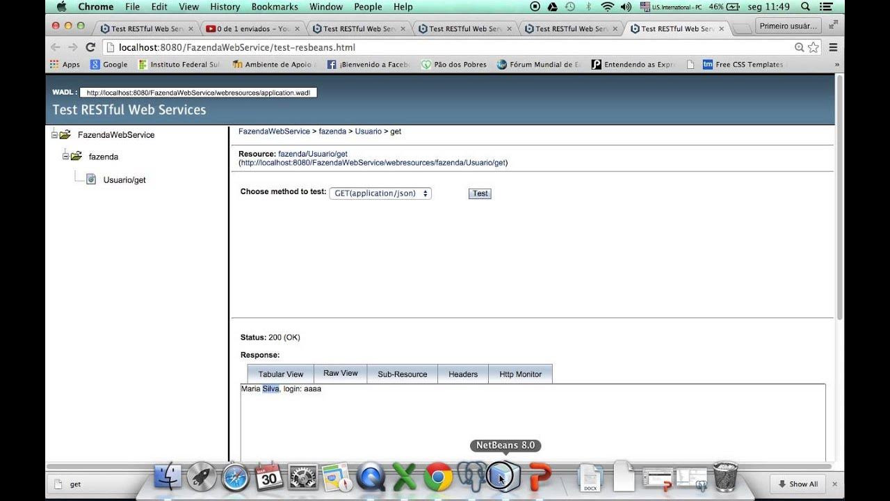 Web Service REST:JAVA - parte 2 - gerando JSON - YouTube