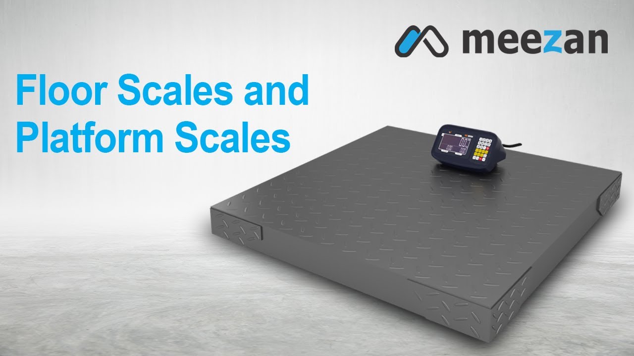 FLOOR SCALE WITH INDICATOR - YouTube