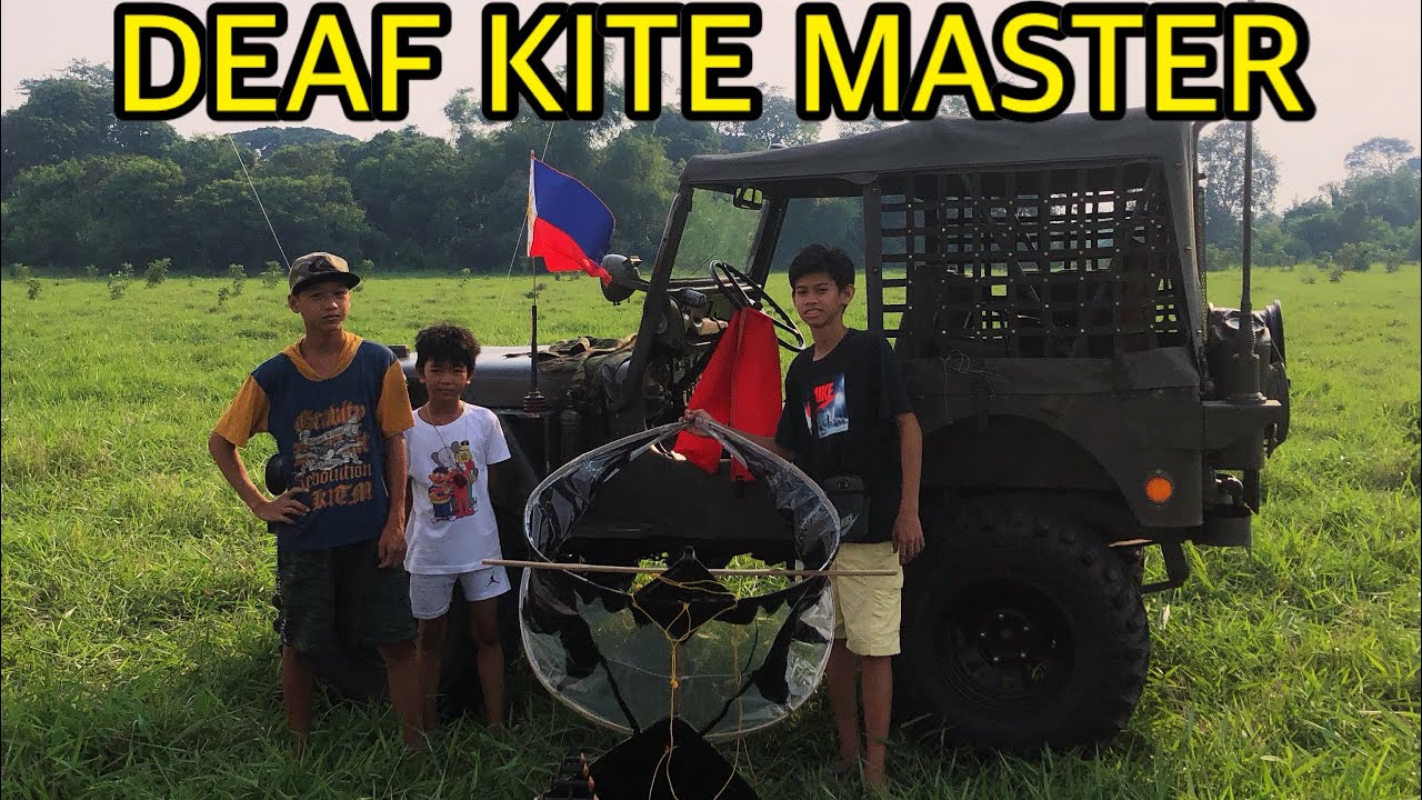 DEAF KITE MASTER NG PILIPINAS|SARANGGOLA KITE VLOG - YouTube