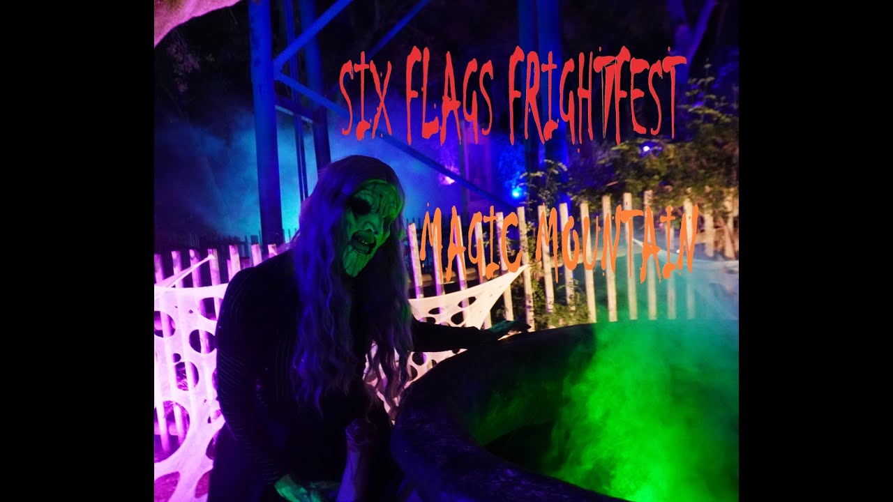 SIX FLAGS MAGIC MOUNTAIN FRIGHTFEST EVENT SCARE ZONES & SAW X , THE ...