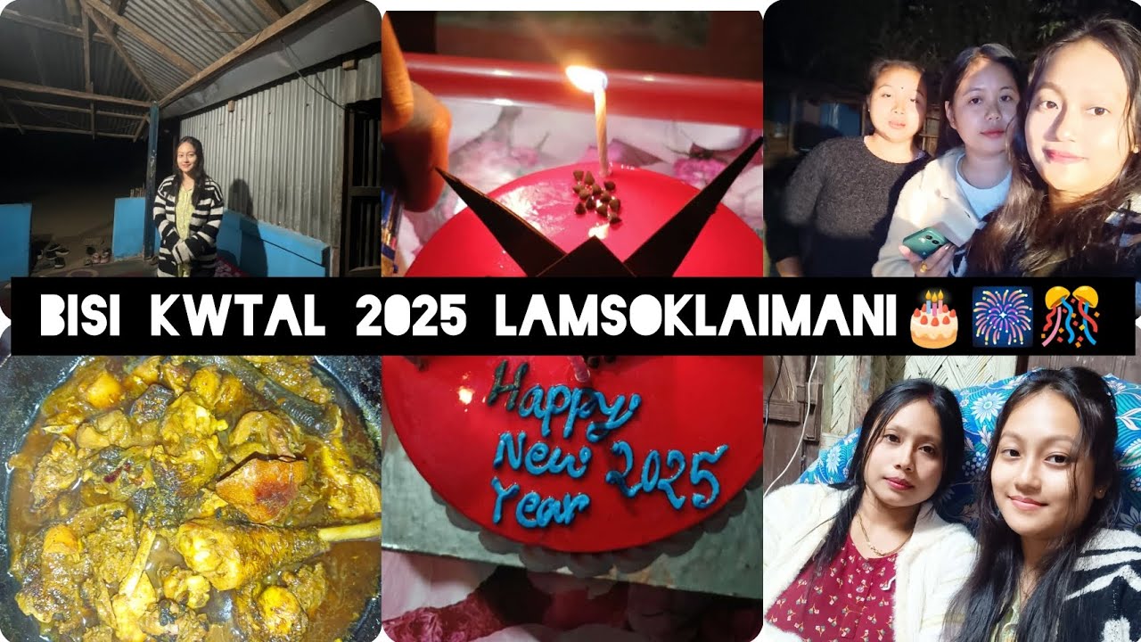 New year celebration🤗🎇🎆 2025 with family|2025 ni first vlog😍|Khumvlogs|#Newyear#Family - YouTube