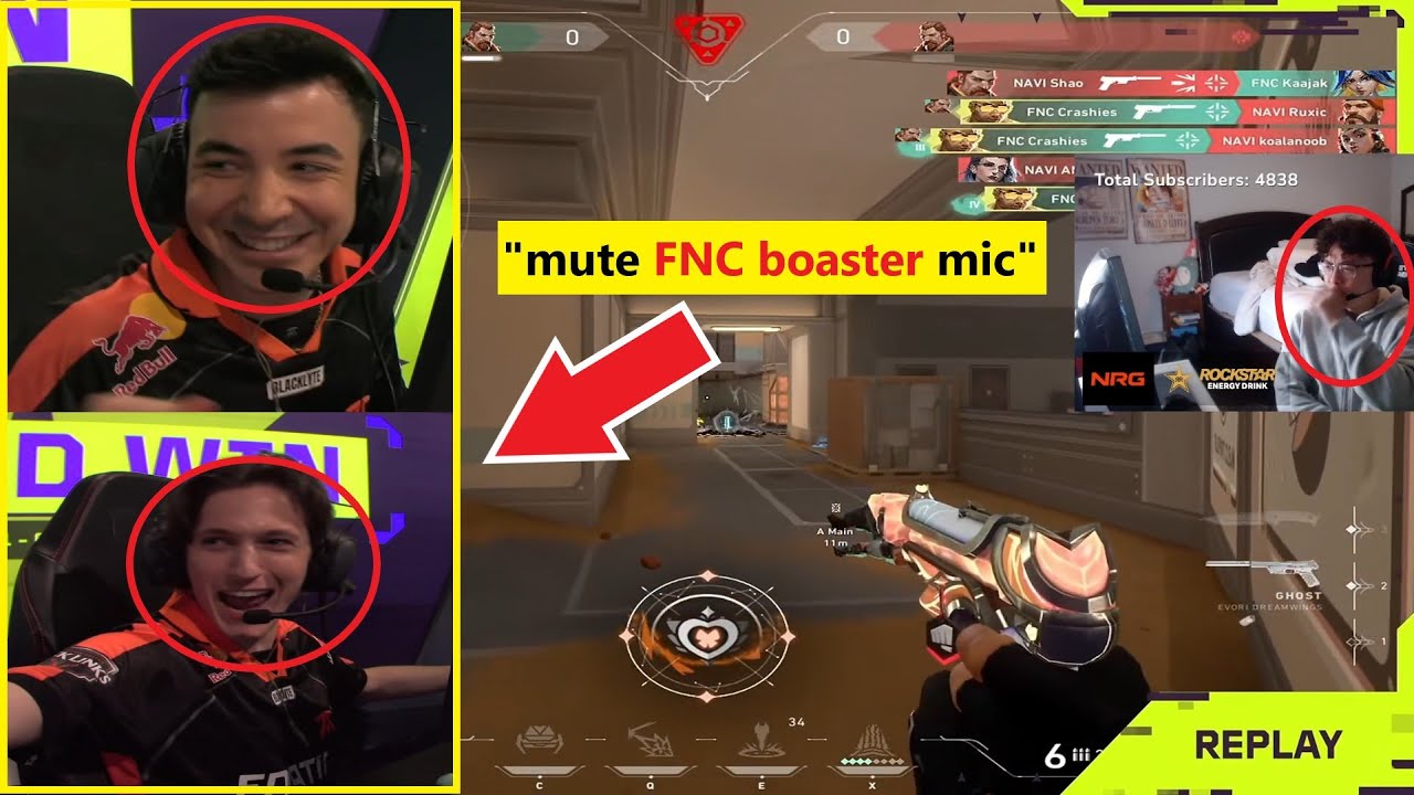 NRG Shanks's reaction to FNC boaster's crazy glazing after FNC Crashies ...