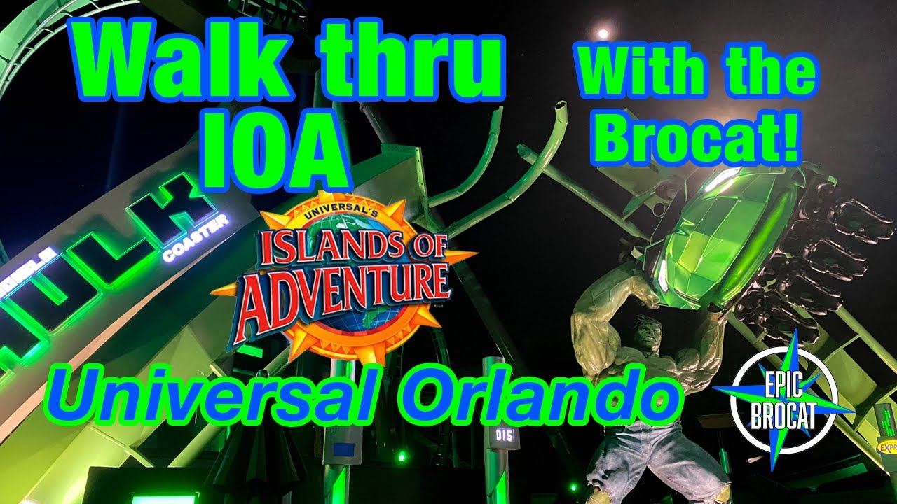 Islands of Adventure Walk Through / Is it Safe? Velocicoaster Universal ...