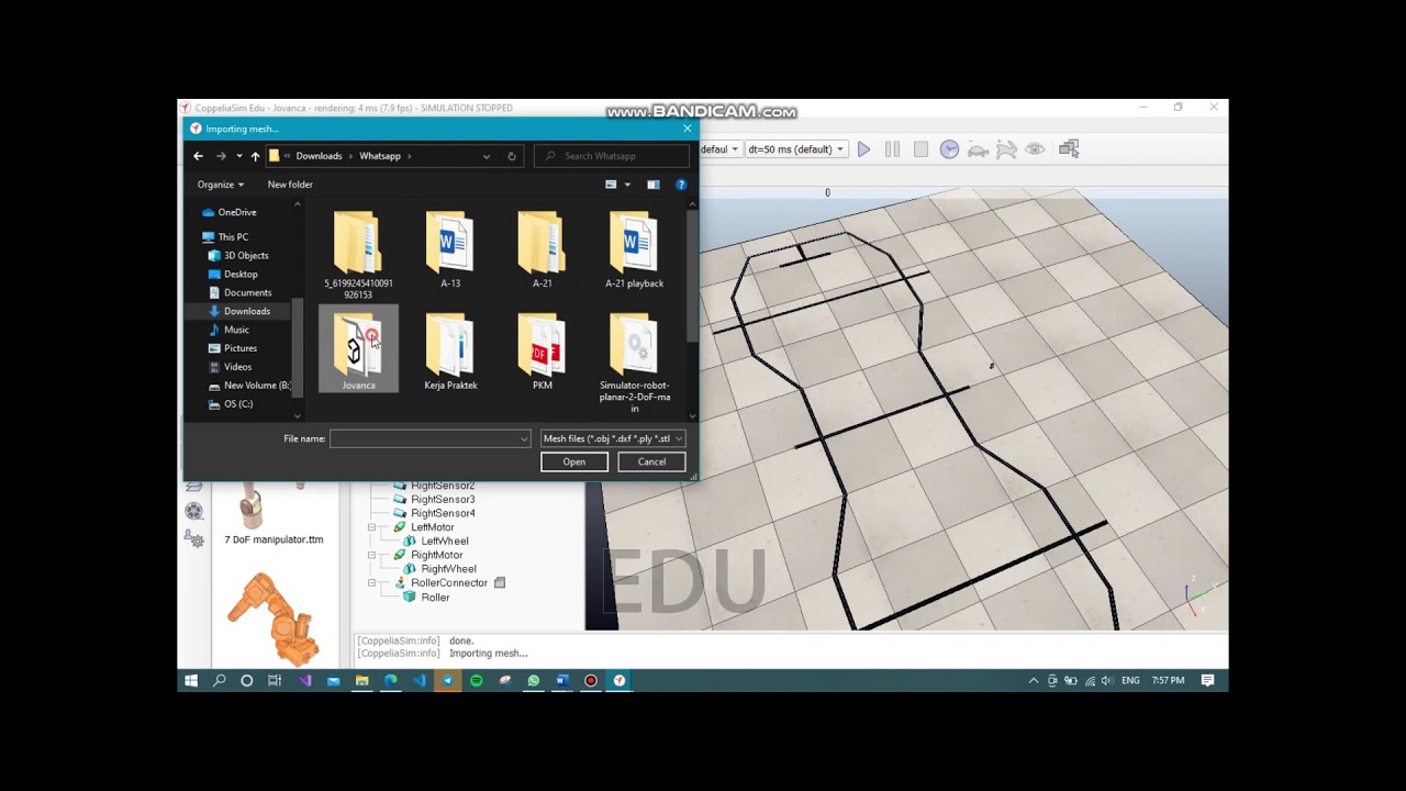 Simulasi Mobile Robot Line Tracer Menggunakan Vrep (CoppeliaSim) - YouTube