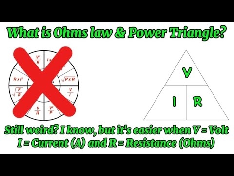 What is: Ohms law & the Power Triangle - YouTube