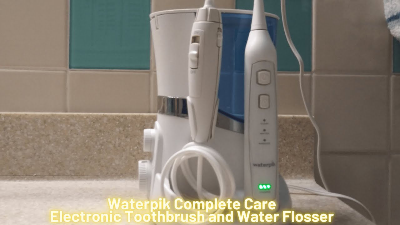 In Hand Review of Waterpik Complete Care 5.0 Water Flosser + Sonic ...