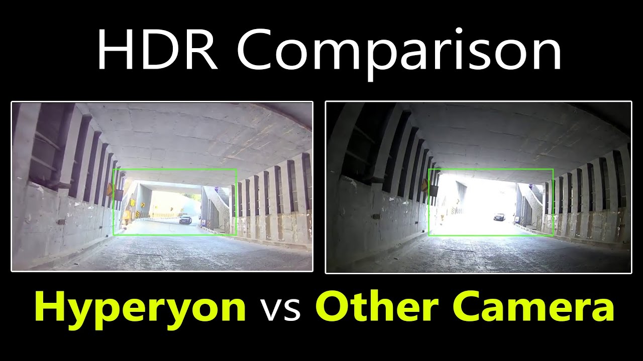 HDR Comparison : Hyperyon vs Other HDR Cameras | e-con Systems - YouTube