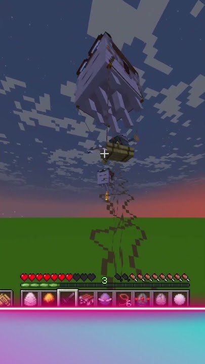 Боевые дирижабли Minecraft snapshot 25w16a - YouTube